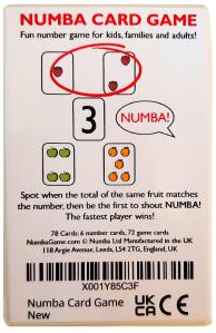 Giveaway – Numba Card Game